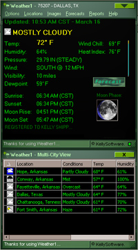 Weather1 SKINS! - PAGE 2- the only Weather program for your desktop!